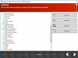 BIM for Facility Management (COBie) – Part I: Settings Basics ...