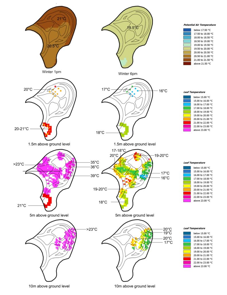 Microclimate Impact via CFD: Garden Thermal & Wind Mapping