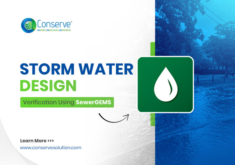 Storm Water Design Verification Using SewerGEMS - Conserve Solutions